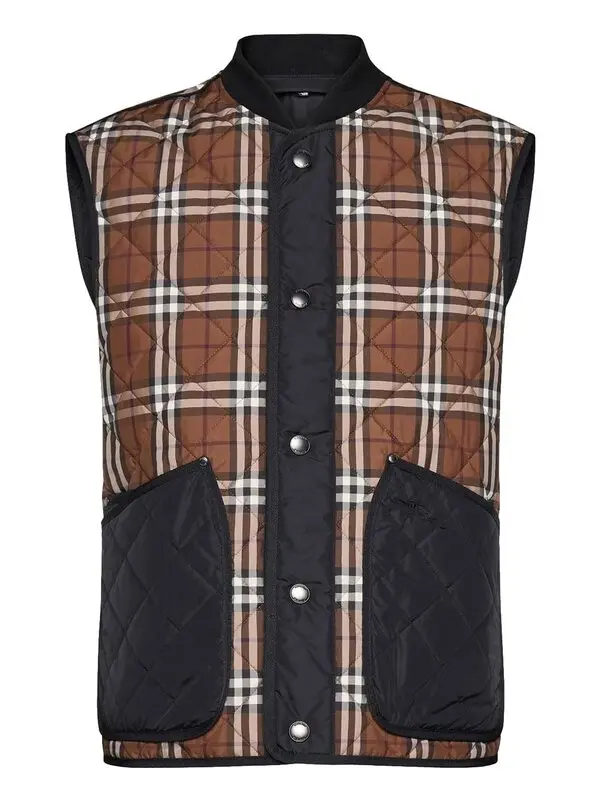 Burberry Weaverton Vest Jacket - Brown