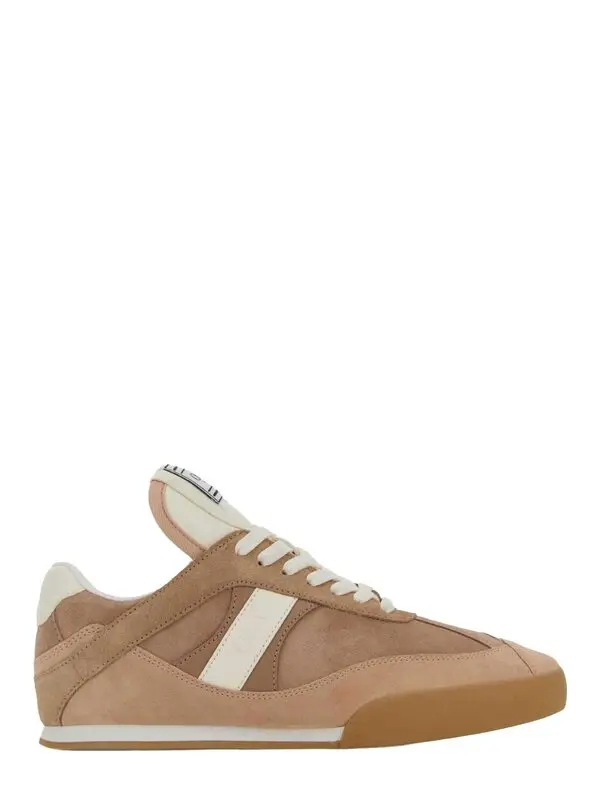 Chloé Antiqued Suede Kick Sneakers - Pink