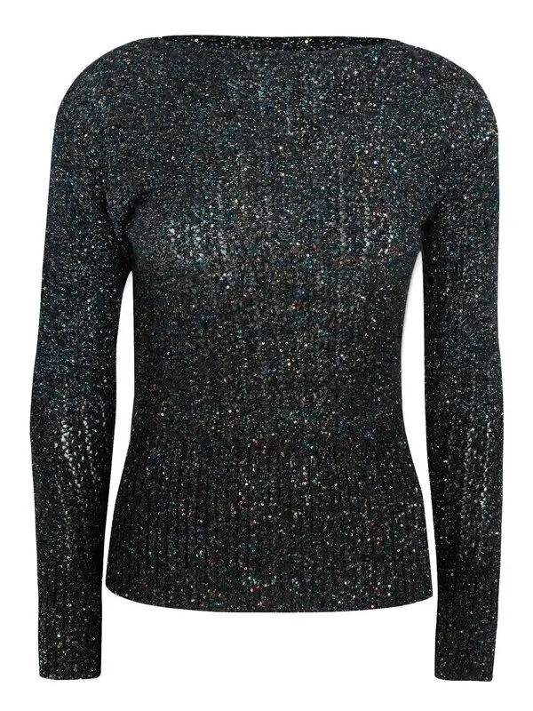 MAISON MARGIELA Long Sleeve Boat Neck Knitwear - Multicolor