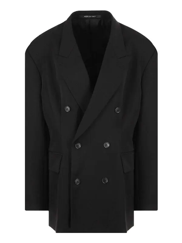 Balenciaga Wool Jacket - Black