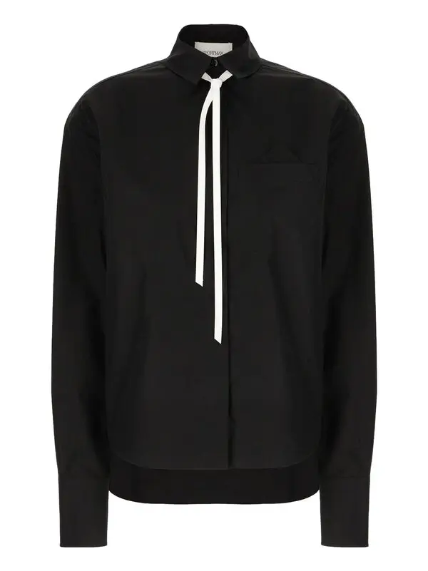 Sportmax Tie Detailed Shirt - Multicolor
