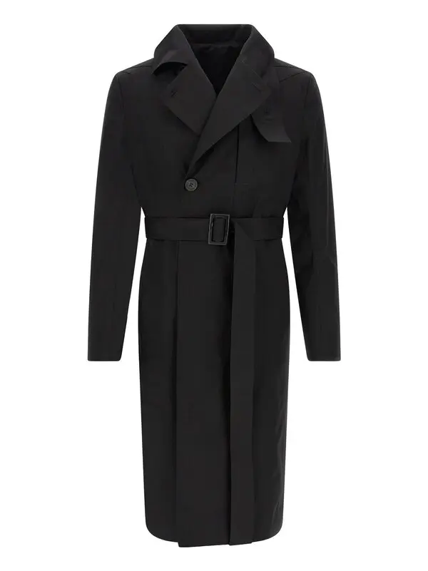 Rick Owens Mastodon' Trench Coat - Black