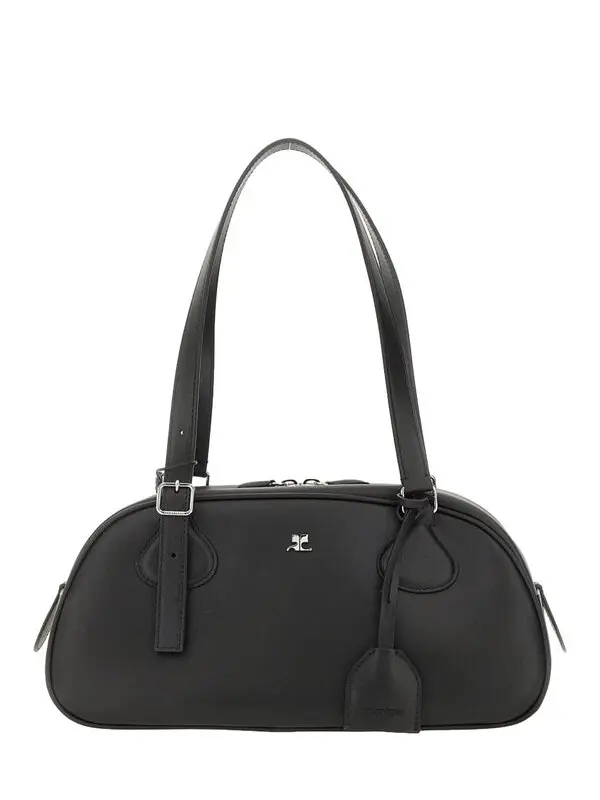 COURREGES Medium Friday Bowling Bag - Black