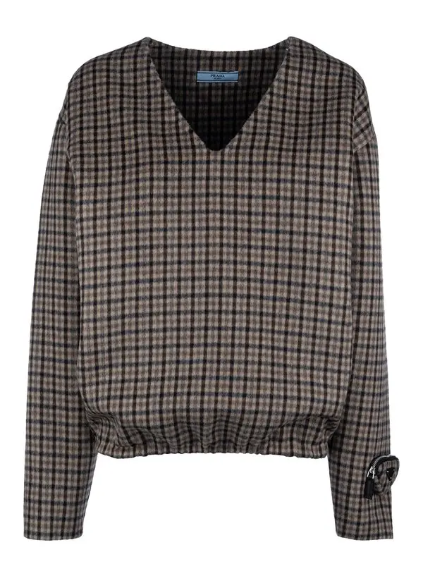 Prada Check Knitwear - Multicolor