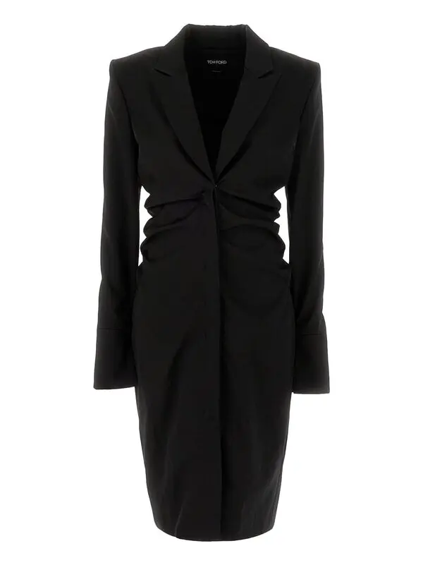 TOM FORD Ruched Blazer Dress - Multicolor