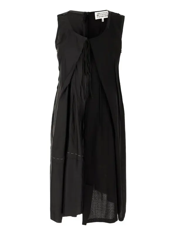MAISON MARGIELA Draped Sleeveless Dress - Multicolor
