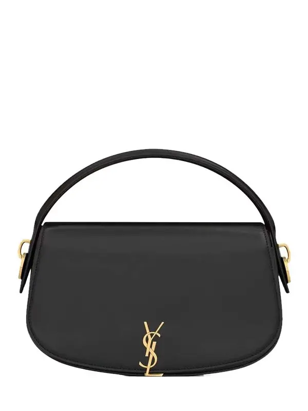 Saint Laurent Voltaire Half-moon Shoulder Bag - Black