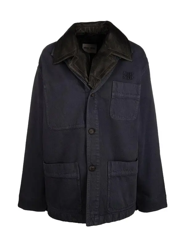 Miu Miu Collared Jacket - Multicolor