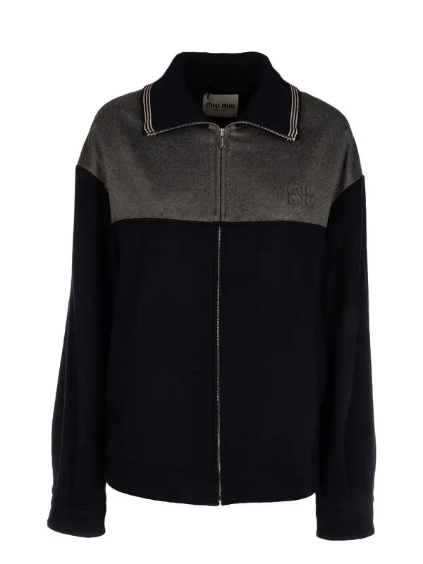 Miu Miu Paneled Jacket - Multicolor