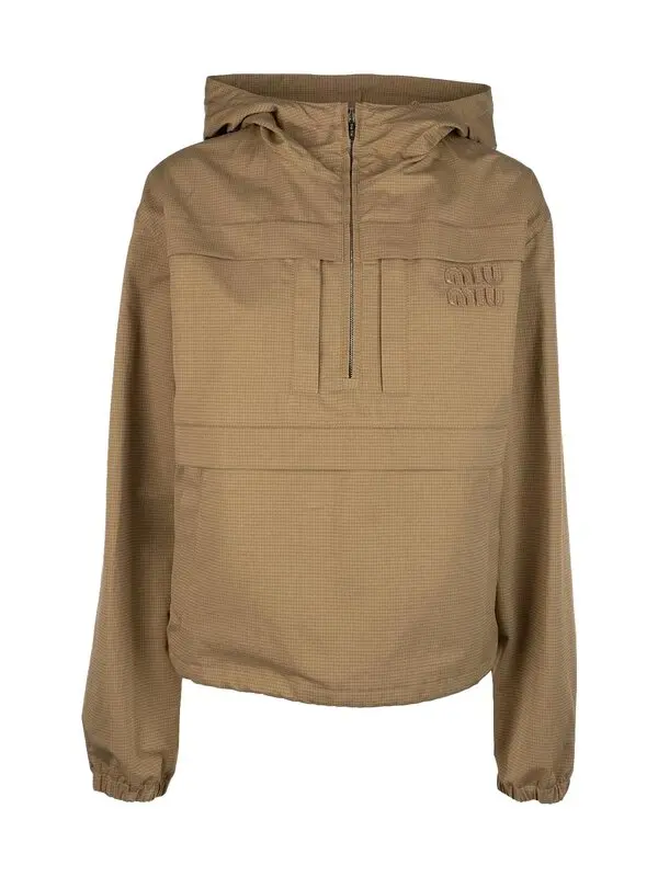 Miu Miu Hooded Jacket - Multicolor