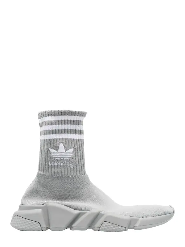 Balenciaga X Adidas Speed 2.0 Lt Sock Sneakers - Gray
