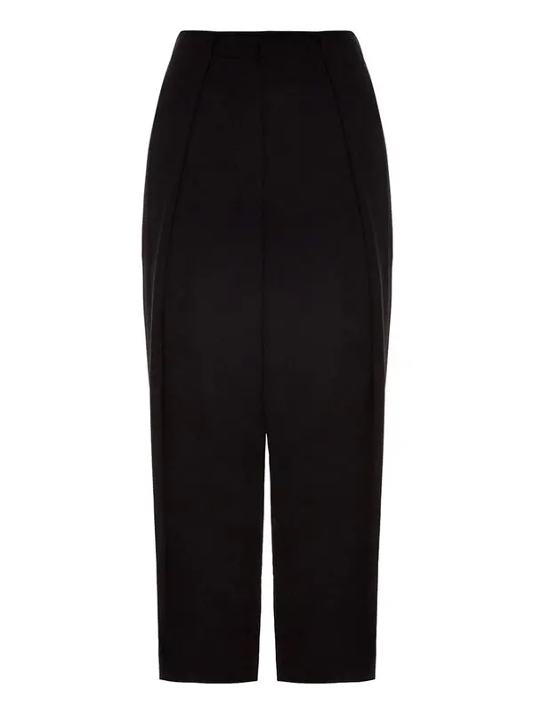 Balmain Viscose Pants - Black