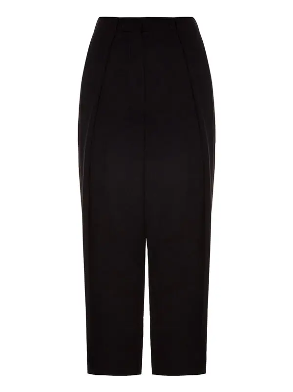 Balmain Viscose Pants - Black