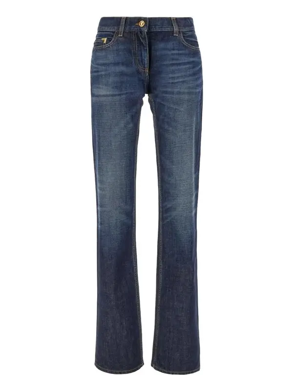 Palm Angels Straight Leg Jeans - Multicolor