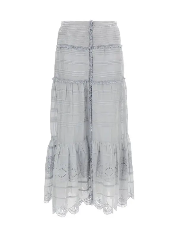 Isabel Marant Étoile Marant 'paoline' Long Skirt - Blue