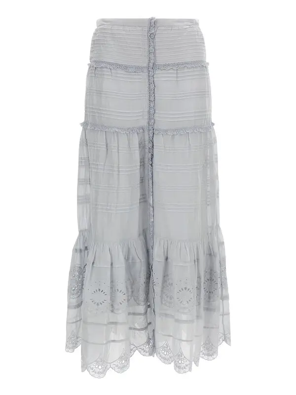 Isabel Marant Étoile Paoline Long Skirt - Blue