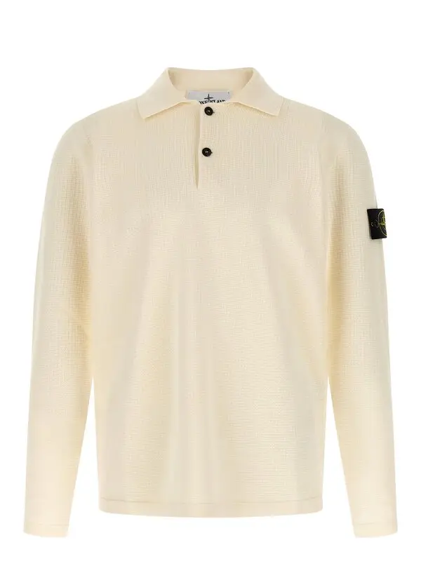 Stone Island 5100024' Polo Shirt - Cream