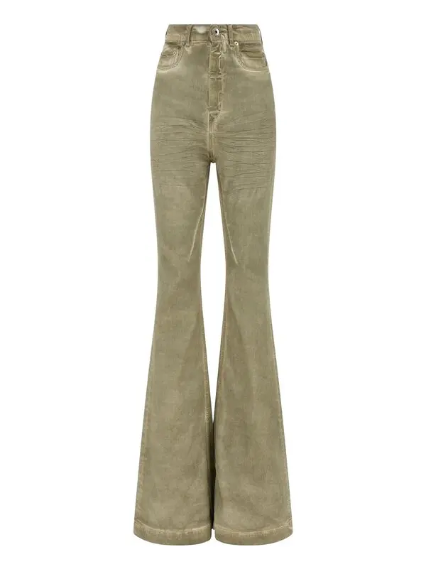 Rick Owens Bolan Bootcut Jeans - Cream