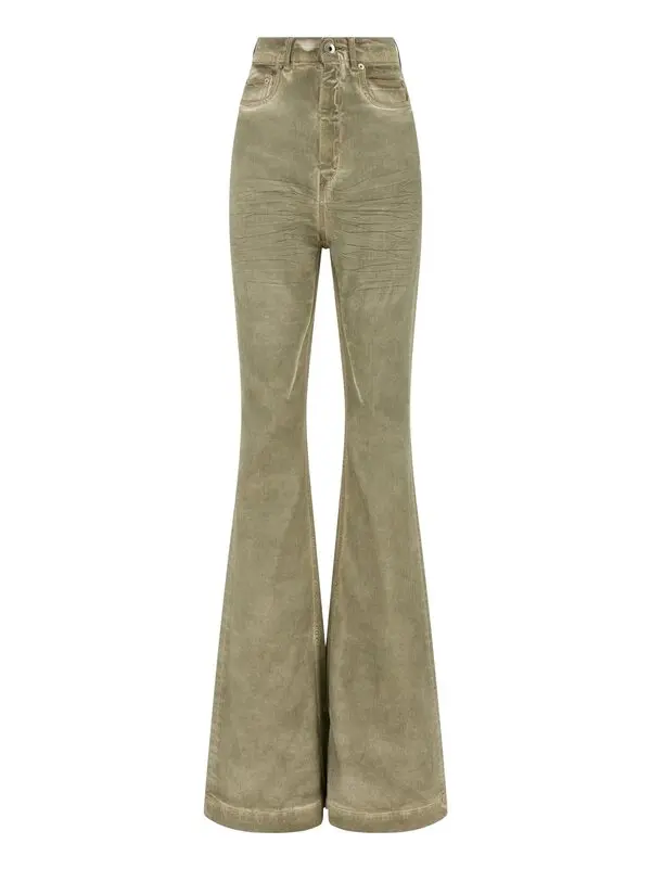 Rick Owens Bolan Bootcut Jeans - Cream