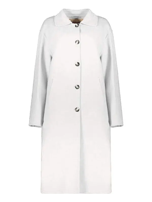 Herno Wool Coat - White