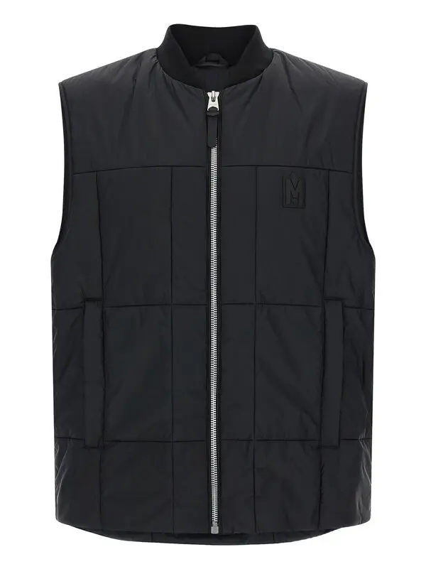 Mackage Eren Quilted Nylon Vest - Black