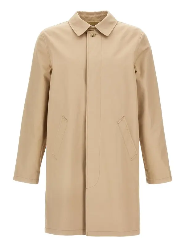 A.p.c. Mac Ville' Trench Coat - Cream