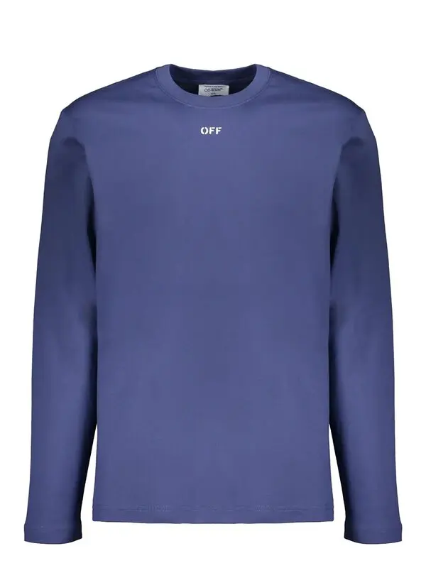 Off-White Long-sleeve T-shirt - Blue