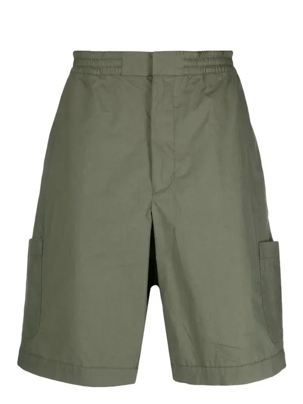 AMBUSH Cotton Bermuda Shorts - Green