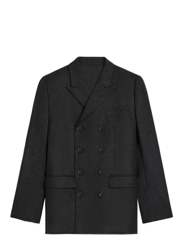 Celine Wool Blazer Jacket - Gray