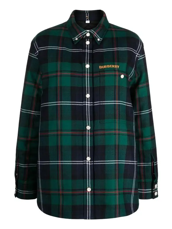 Burberry Wool Two-piece Jacket - Green