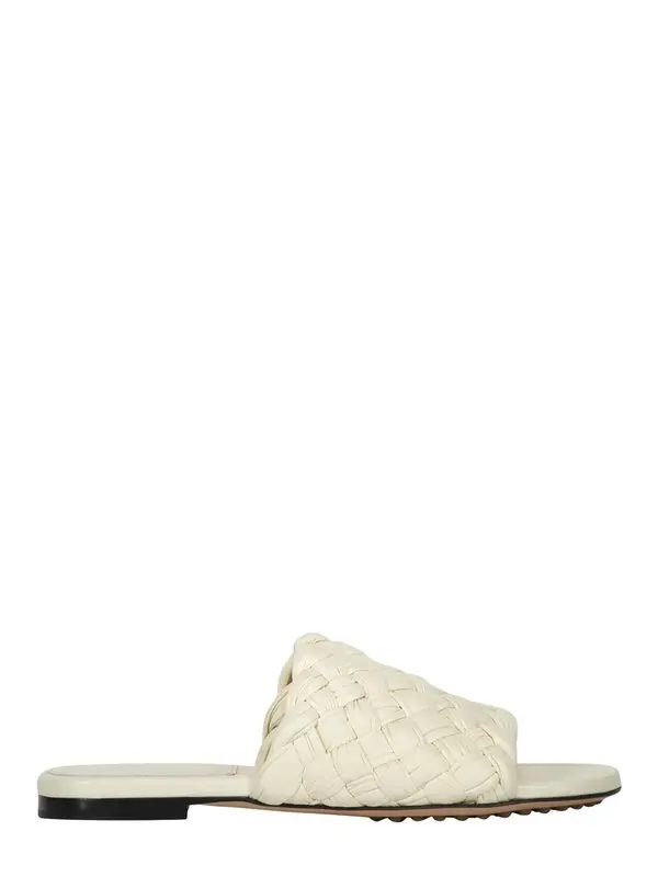 Bottega Veneta Leather Mules - White