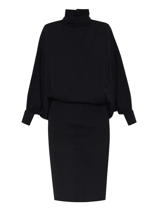 Saint Laurent Wool Dress - Black