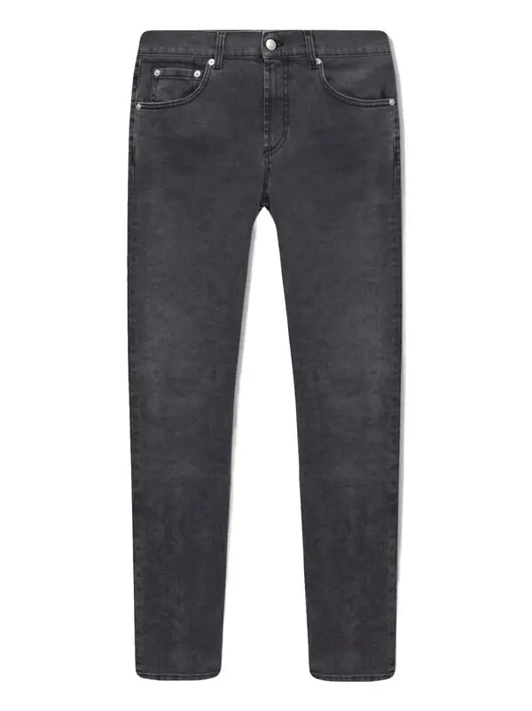 Alexander McQueen Cotton Denim Jeans - Black