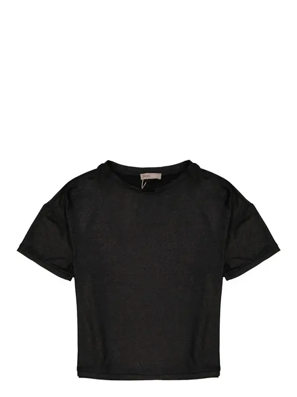 Herno Viscose T-shirt - Black