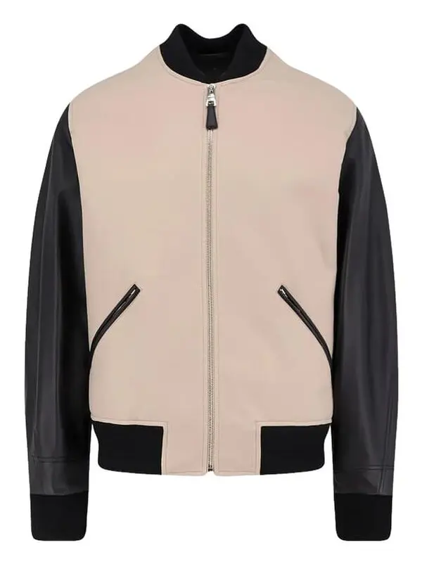 Givenchy Panelled Bomber Jacket - Black