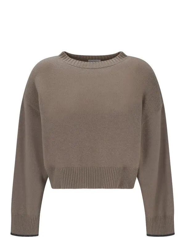 Brunello Cucinelli Cashmere Sweater - Cream