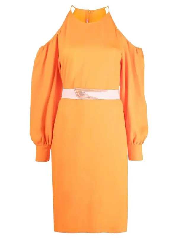 Stella McCartney Off-shoulder Dress - Orange