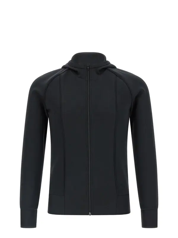 Valentino Garavani Technical Jersey Hoodie - Black