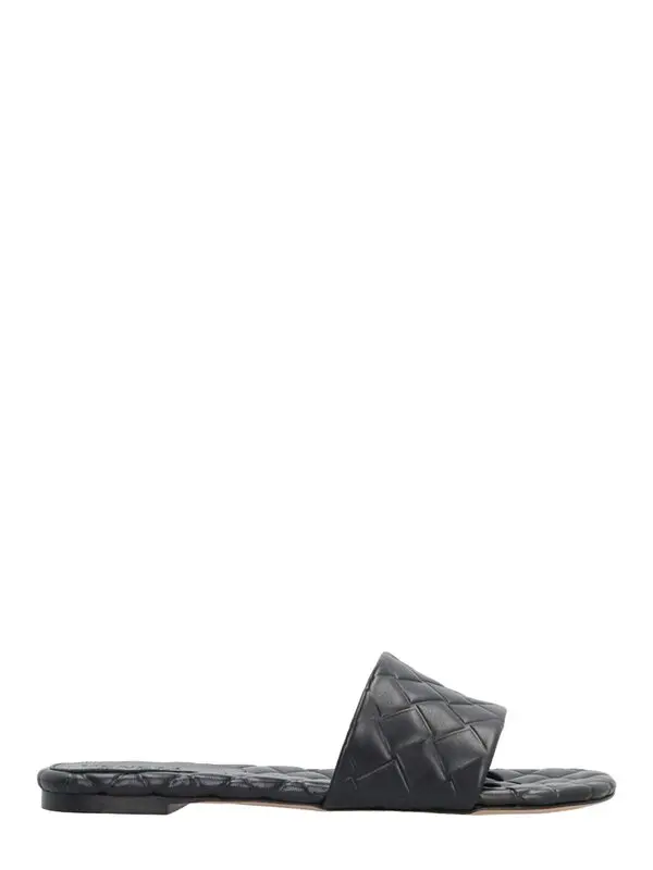 Bottega Veneta Amy Leather Mules - Black
