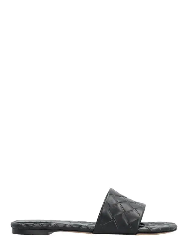 Bottega Veneta Amy Leather Mules - Black