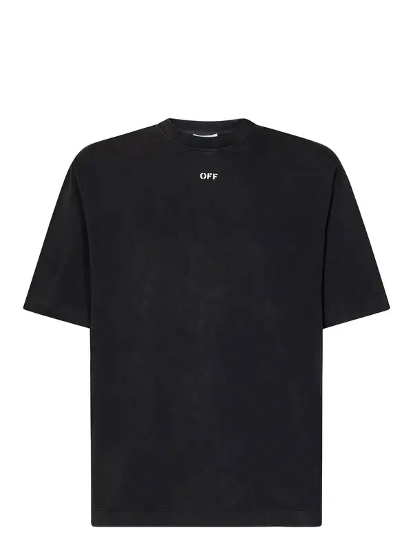 Off-White S.matthew Skate Logo-print T-shirt - Black