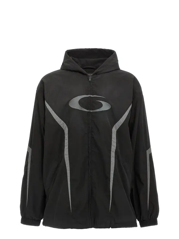 Balenciaga Tracksuit Loop Sports Icon Ampia' Jacket - Black