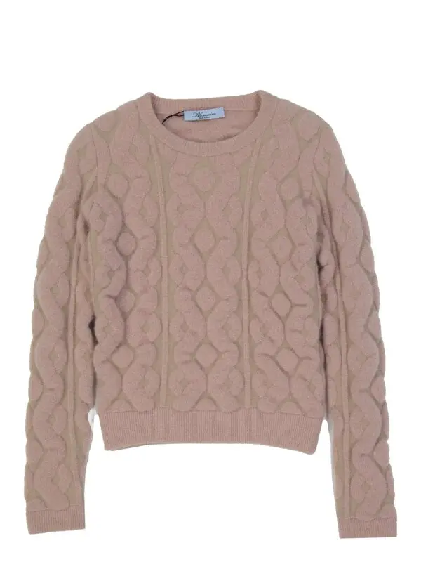 Blumarine Wool Blend Sweater - Pink