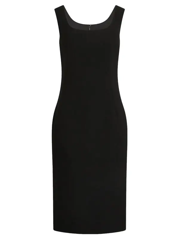 Dolce & Gabbana Wool Sheath Dress - Black