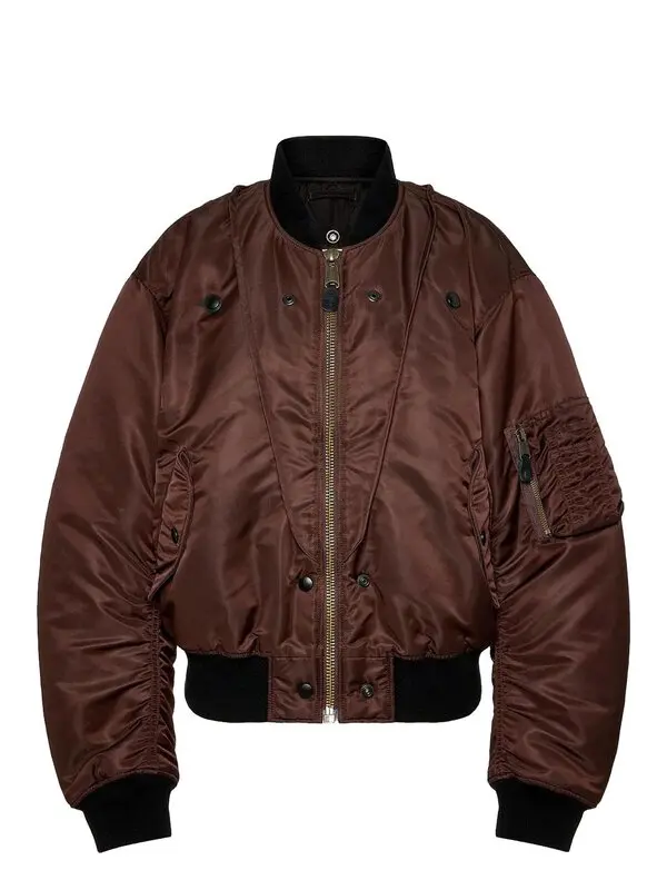 MAISON MARGIELA Reversible Ma-1 Bomber Jacket - Brown