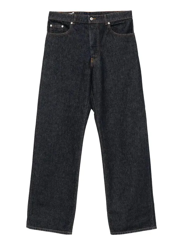 Dries Van Noten Peyter Den 4400 M.w.pants Ind - Blue