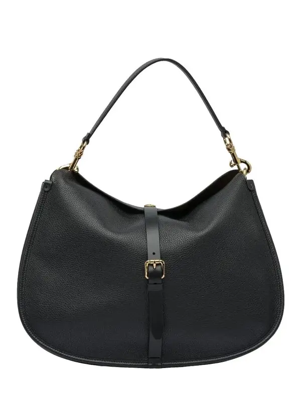 Etro Leather Shoulder Bag - Black