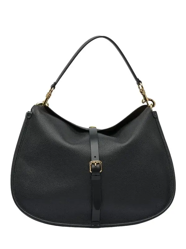 Etro Leather Shoulder Bag - Black