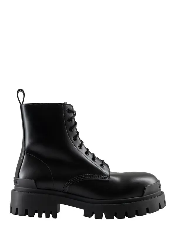 Balenciaga Strike Zip Bootie - Black