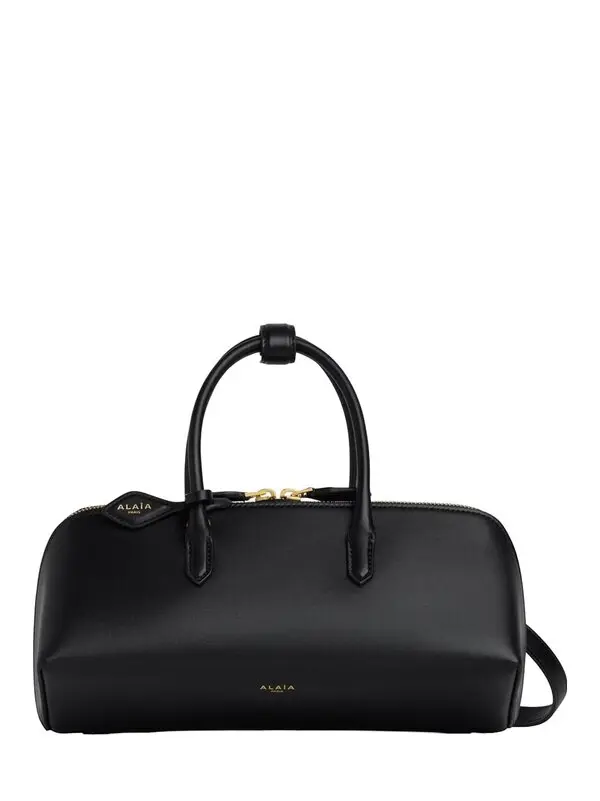Alaïa Delta Small Bag In Box Calfskin - Black